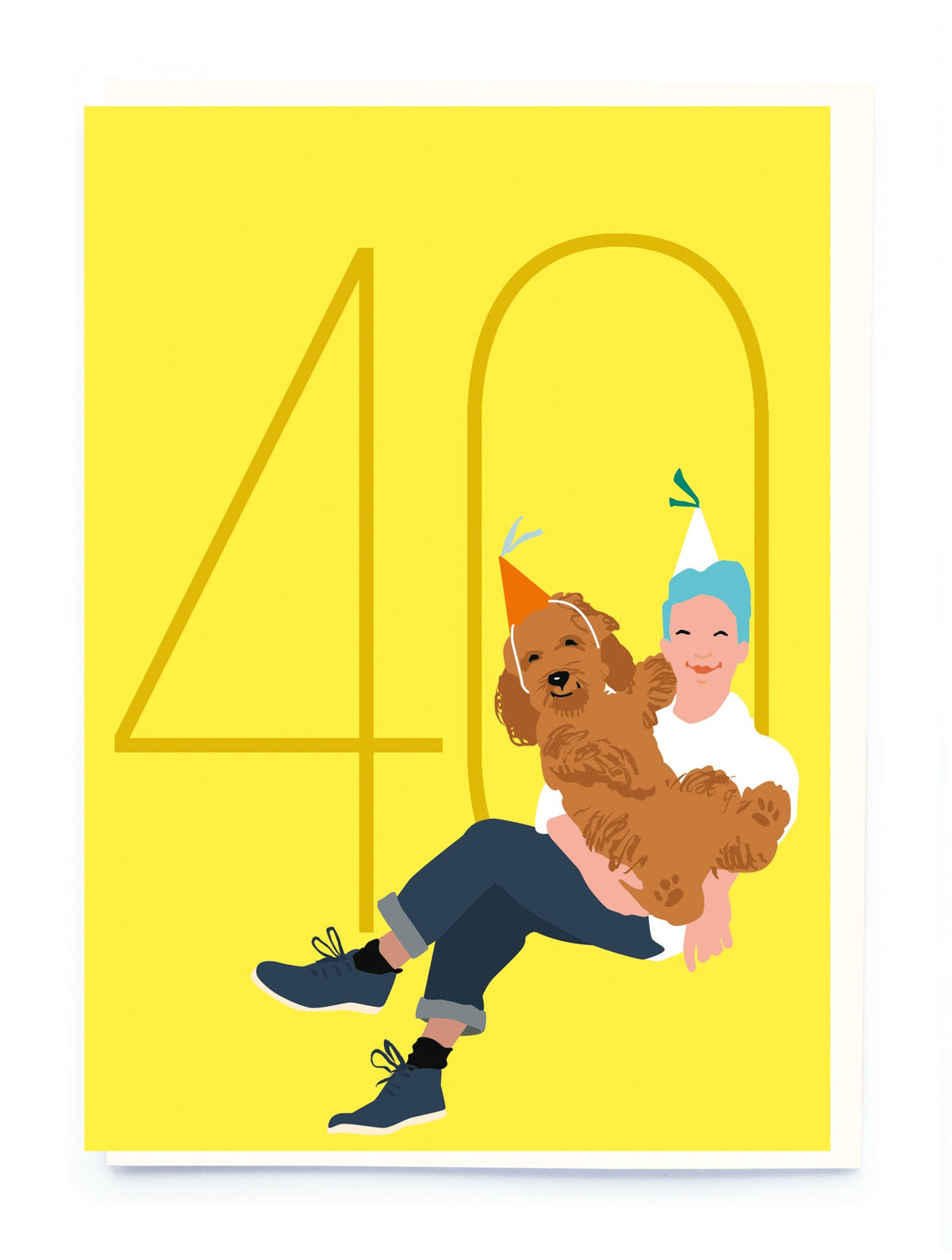 MENS AGE 40 | CARD BY NOI | OTHERLETTERS